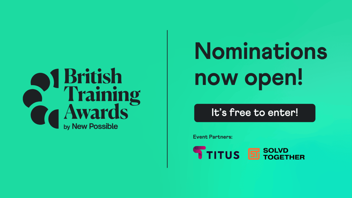 British Training Awards 2026: Nominations Open | New Possible