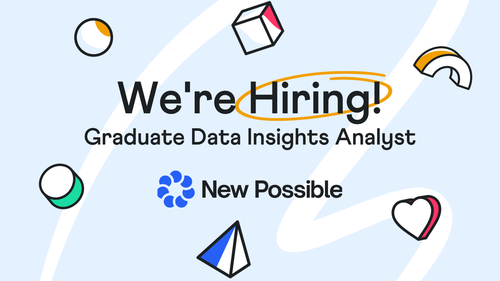 We're Hiring: Graduate Data Insights Analyst | New Possible
